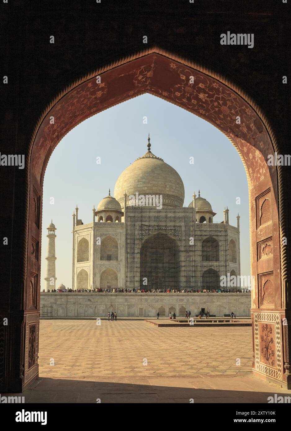 The Taj Mahal in Agra, India is the most visited landmark in India ...