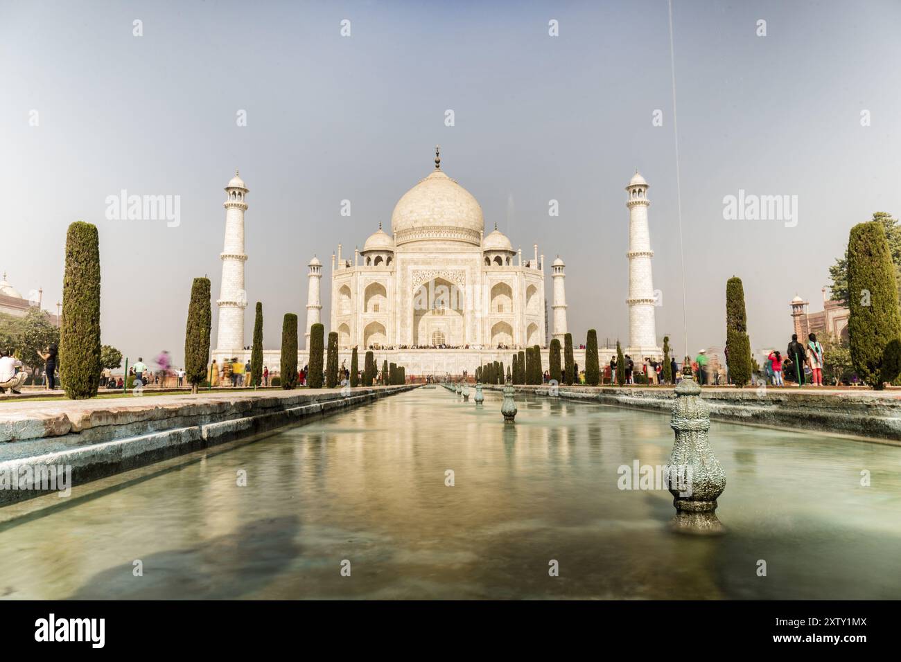 The Taj Mahal in Agra, India is the most visited landmark in India ...