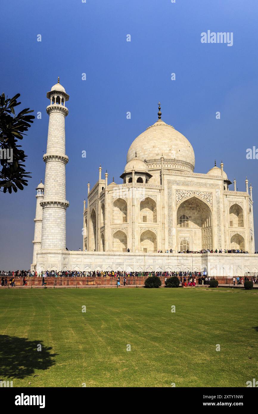 The Taj Mahal in Agra, India is the most visited landmark in India ...