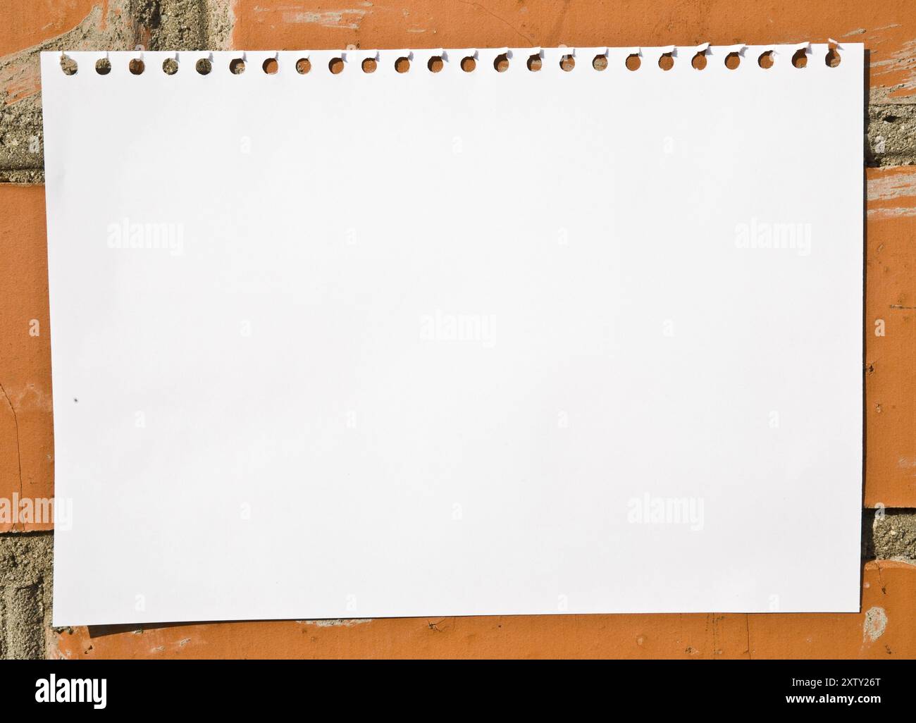 Blank notebook page hi-res stock photography and images - Alamy