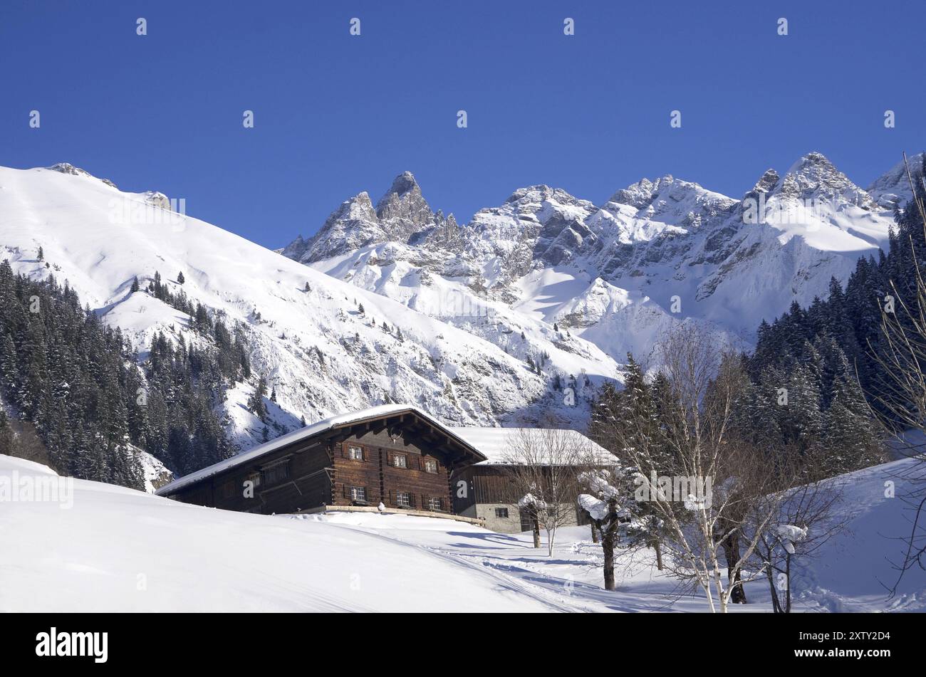 Traditional farmhouse in small villlage of Stock Photo - Alamy