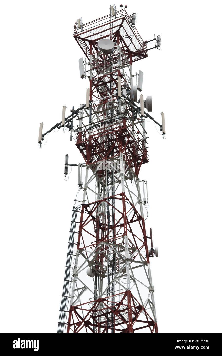 Mobile phone communication repeater antenna tower Stock Photo - Alamy