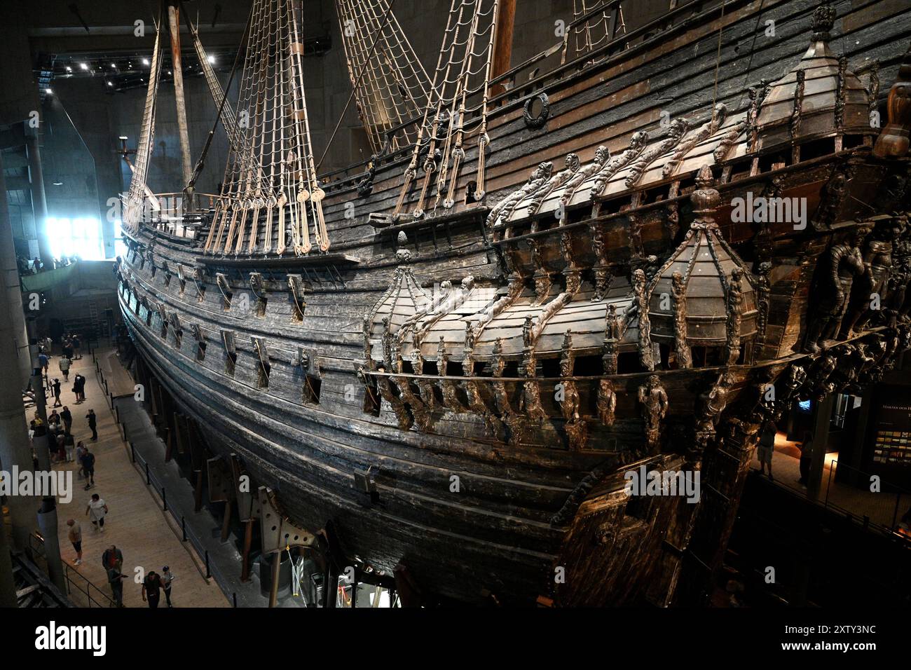 Stockholm, Sweden - July 30, 2024: The Vasa Museum in Stockholm. The Vasa Museum displays the ...