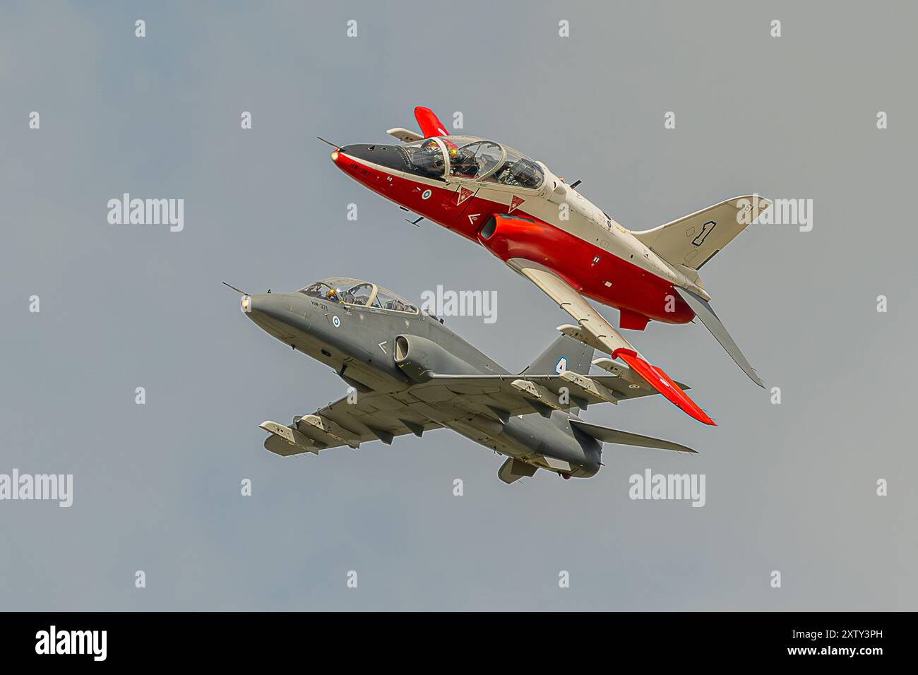 The Midnight Hawks, Finnish Air Forces Aerobatic Display Team Stock ...