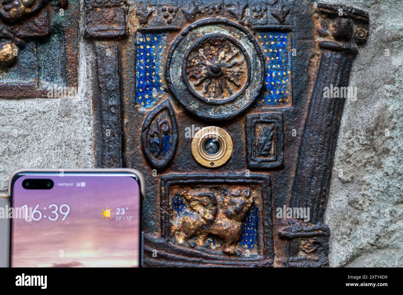 Tbilisi, Georgia - October 6, 2023: Clock tower built by renowned ...