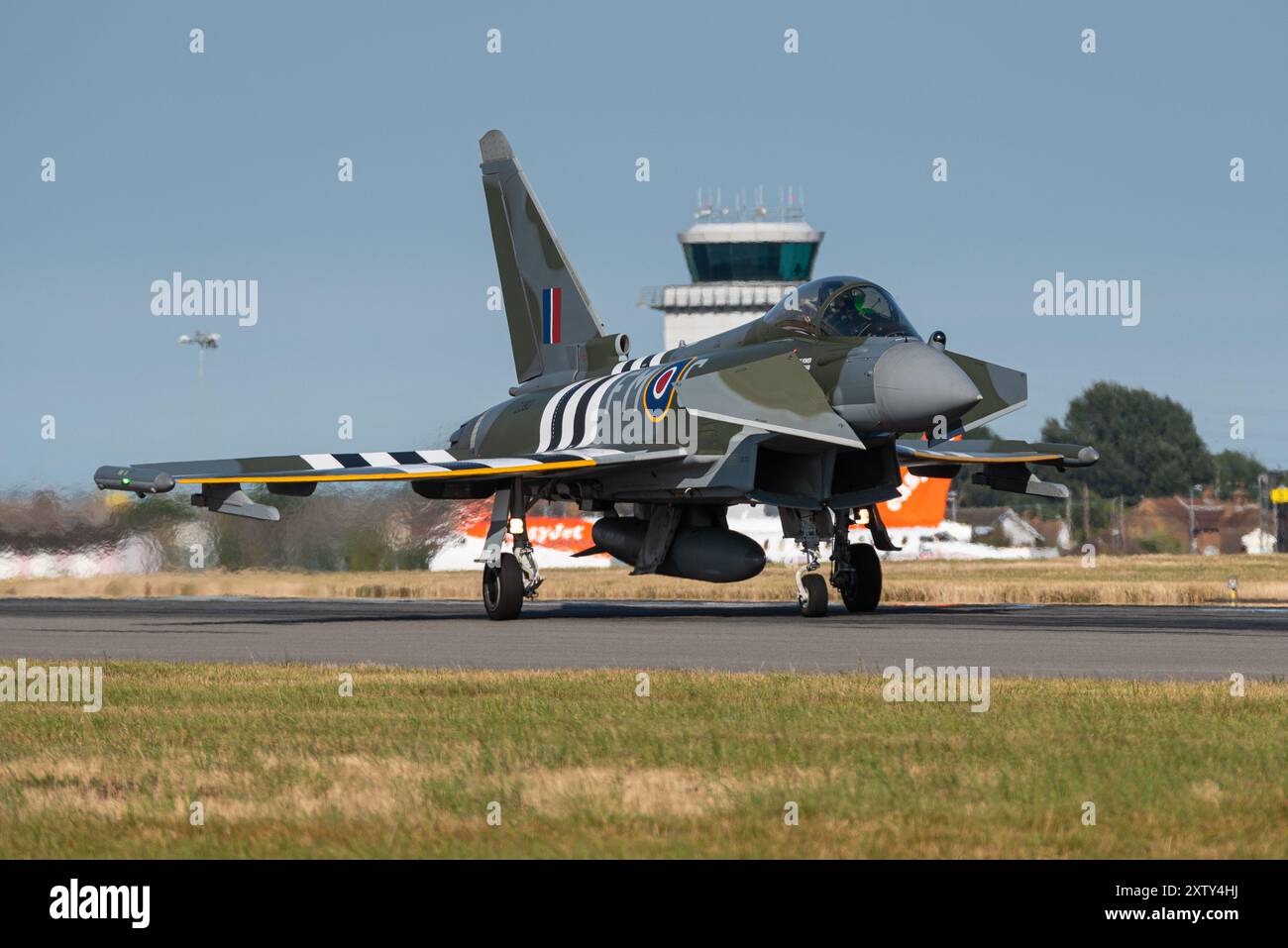 Royal Air Force Eurofighter Typhoon FGR4 fighter jet plane ZJ913 on ...