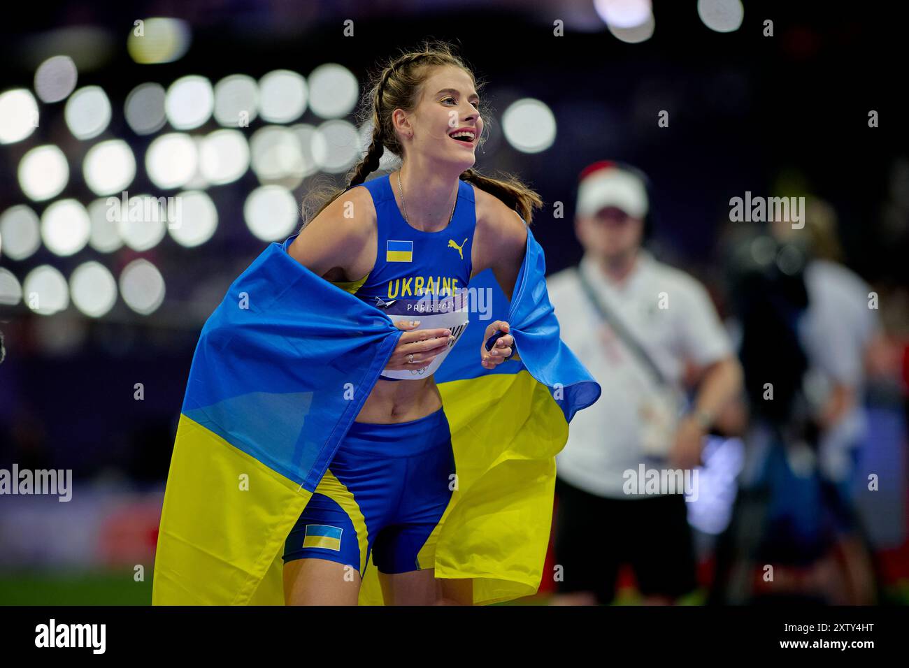PARIS, FRANCE - 4 AUGUST, 2024: MAHUCHIKH Yaroslava, Women's High Jump ...