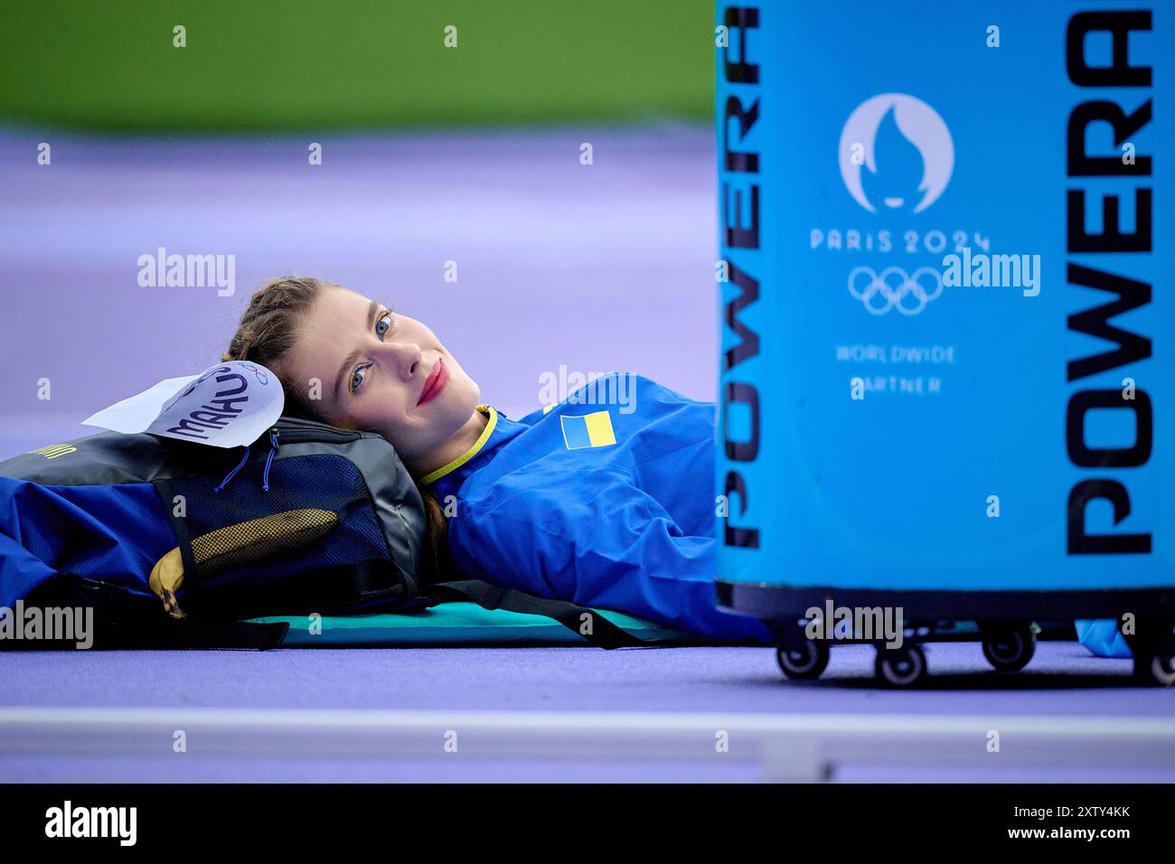 PARIS, FRANCE - 4 AUGUST, 2024: MAHUCHIKH Yaroslava, Women's High Jump ...