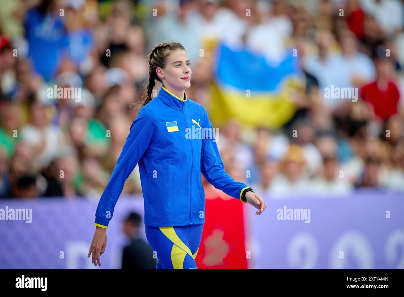PARIS, FRANCE - 4 AUGUST, 2024: MAHUCHIKH Yaroslava, Women's High Jump ...