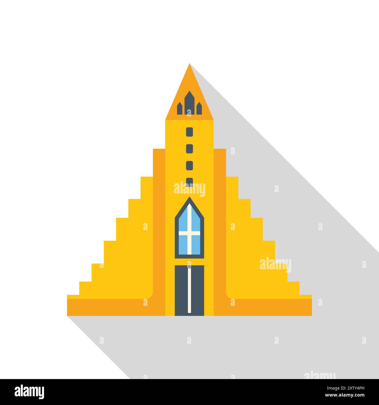 Iconic historic church tall Stock Vector Images - Alamy