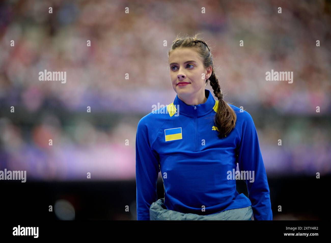 PARIS, FRANCE - 4 AUGUST, 2024: MAHUCHIKH Yaroslava, Women's High Jump ...
