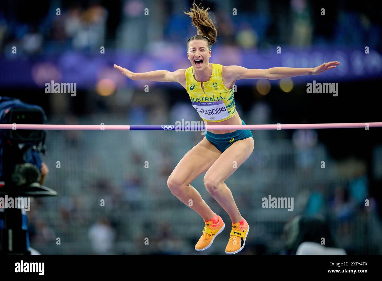 PARIS, FRANCE - 4 AUGUST, 2024: OLYSLAGERS Nicola, Women's High Jump ...