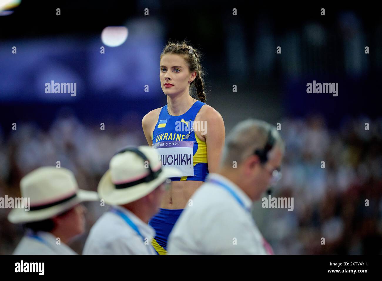 PARIS, FRANCE - 4 AUGUST, 2024: MAHUCHIKH Yaroslava, Women's High Jump ...