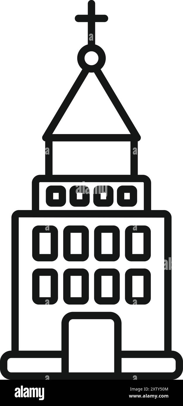 Spire top Stock Vector Images - Alamy