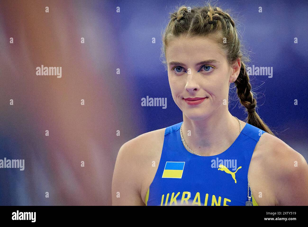 PARIS, FRANCE - 4 AUGUST, 2024: MAHUCHIKH Yaroslava, Women's High Jump ...