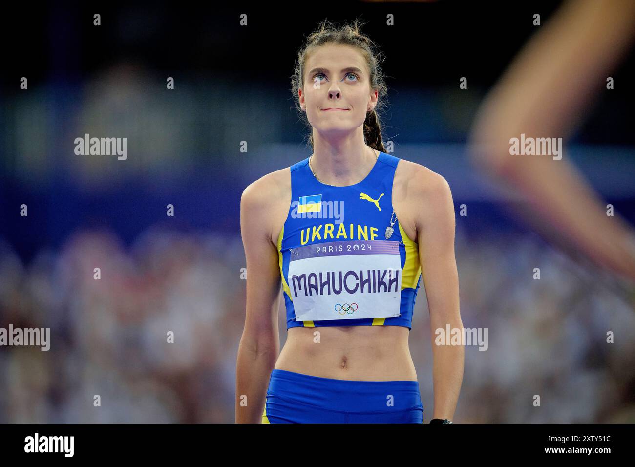 PARIS, FRANCE - 4 AUGUST, 2024: MAHUCHIKH Yaroslava, Women's High Jump ...