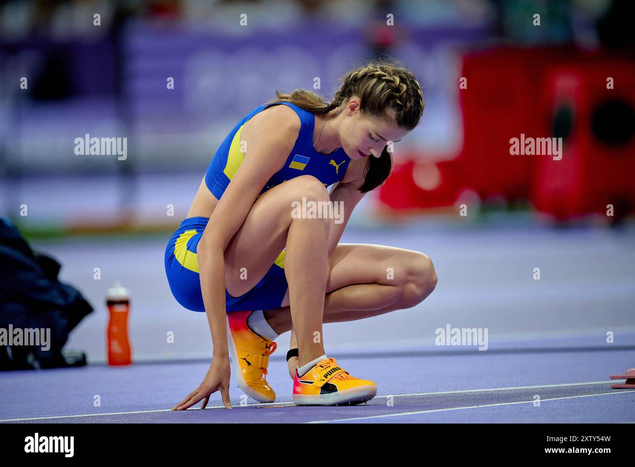 PARIS, FRANCE - 4 AUGUST, 2024: MAHUCHIKH Yaroslava, Women's High Jump ...