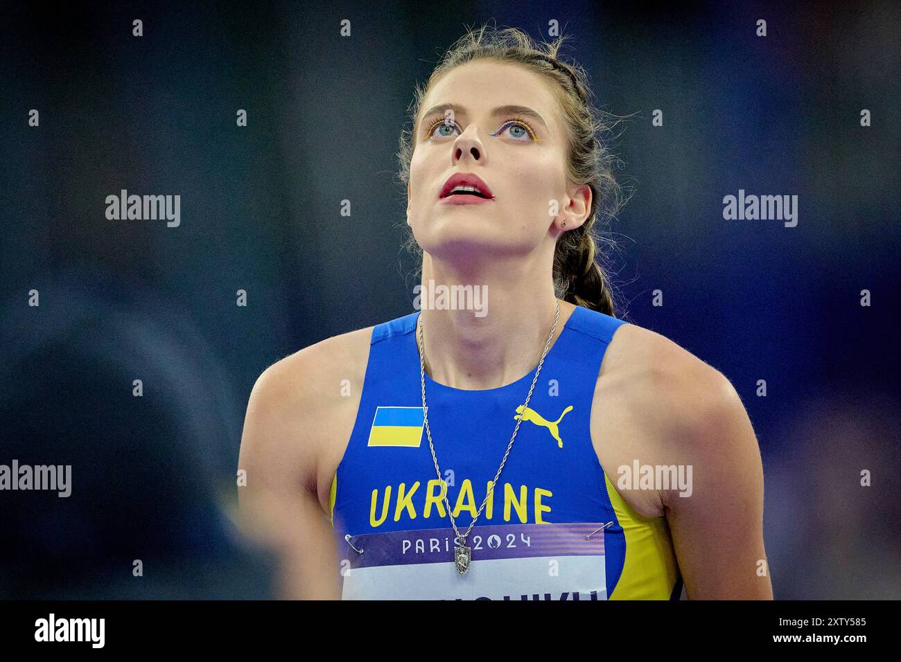 PARIS, FRANCE - 4 AUGUST, 2024: MAHUCHIKH Yaroslava, Women's High Jump ...
