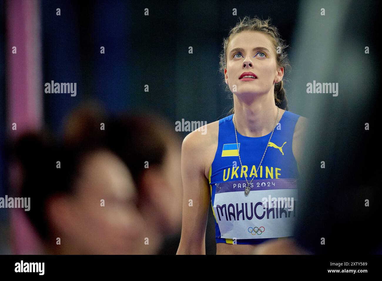 PARIS, FRANCE - 4 AUGUST, 2024: MAHUCHIKH Yaroslava, Women's High Jump ...