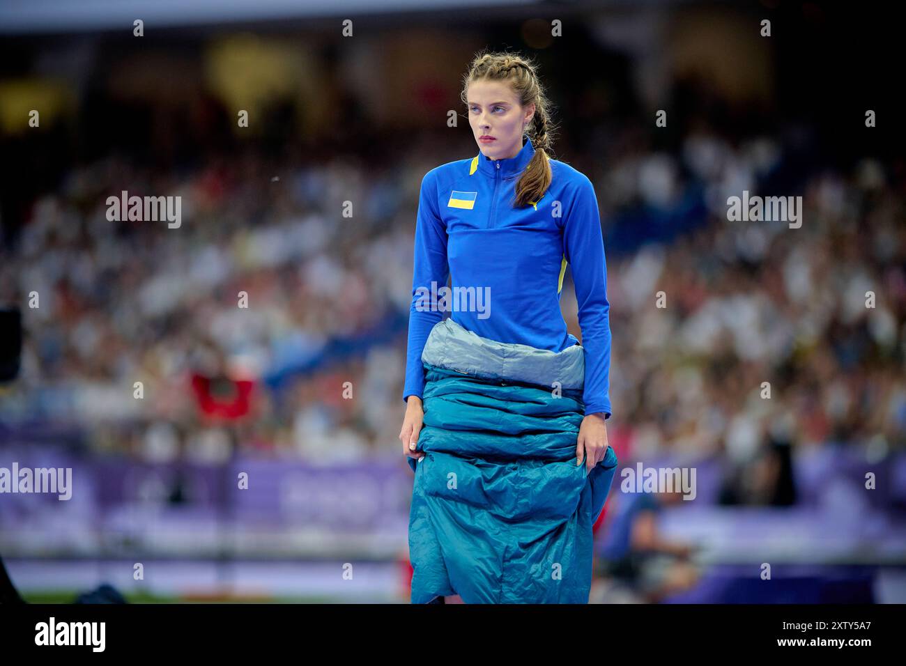 PARIS, FRANCE - 4 AUGUST, 2024: MAHUCHIKH Yaroslava, Women's High Jump ...