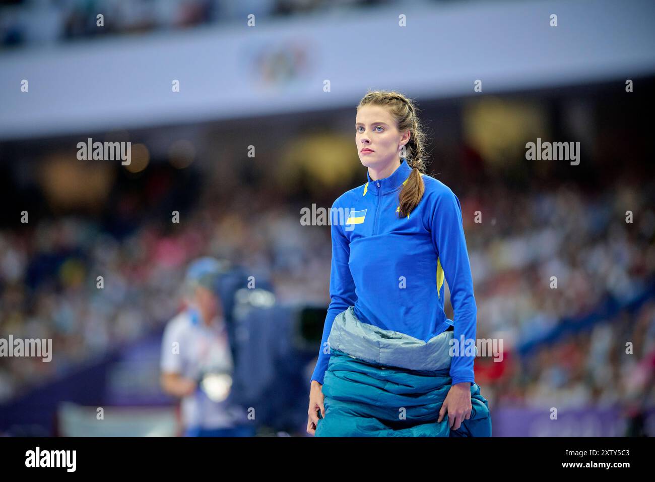 PARIS, FRANCE - 4 AUGUST, 2024: MAHUCHIKH Yaroslava, Women's High Jump ...