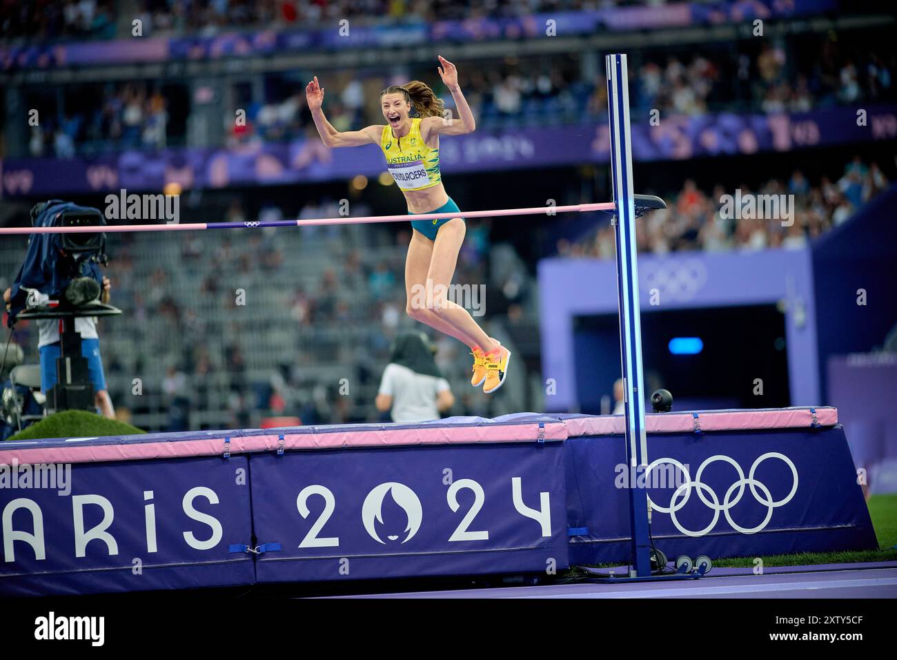 PARIS, FRANCE - 4 AUGUST, 2024: OLYSLAGERS Nicola, Women's High Jump ...