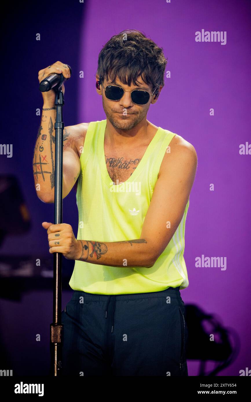 Hungary 10 August 2024 Louis Tomlinson - ex One Direction - live at ...