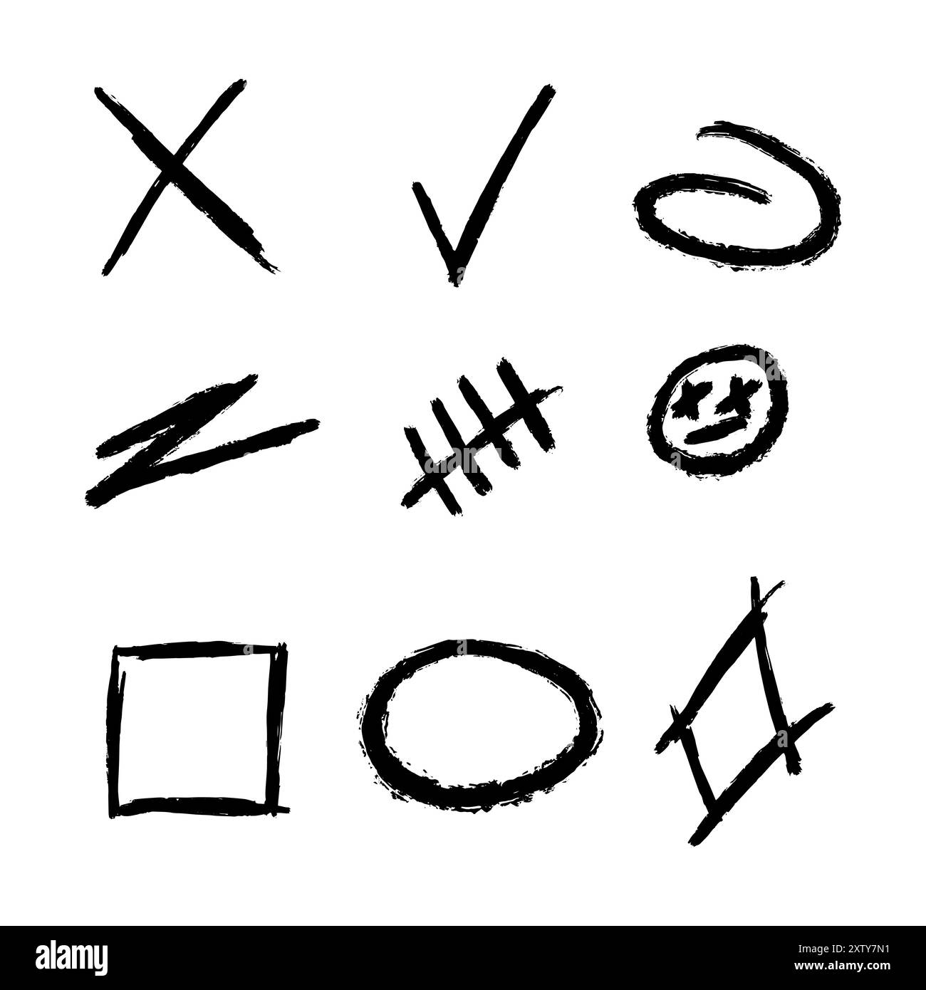 Set square grid different Cut Out Stock Images & Pictures - Alamy