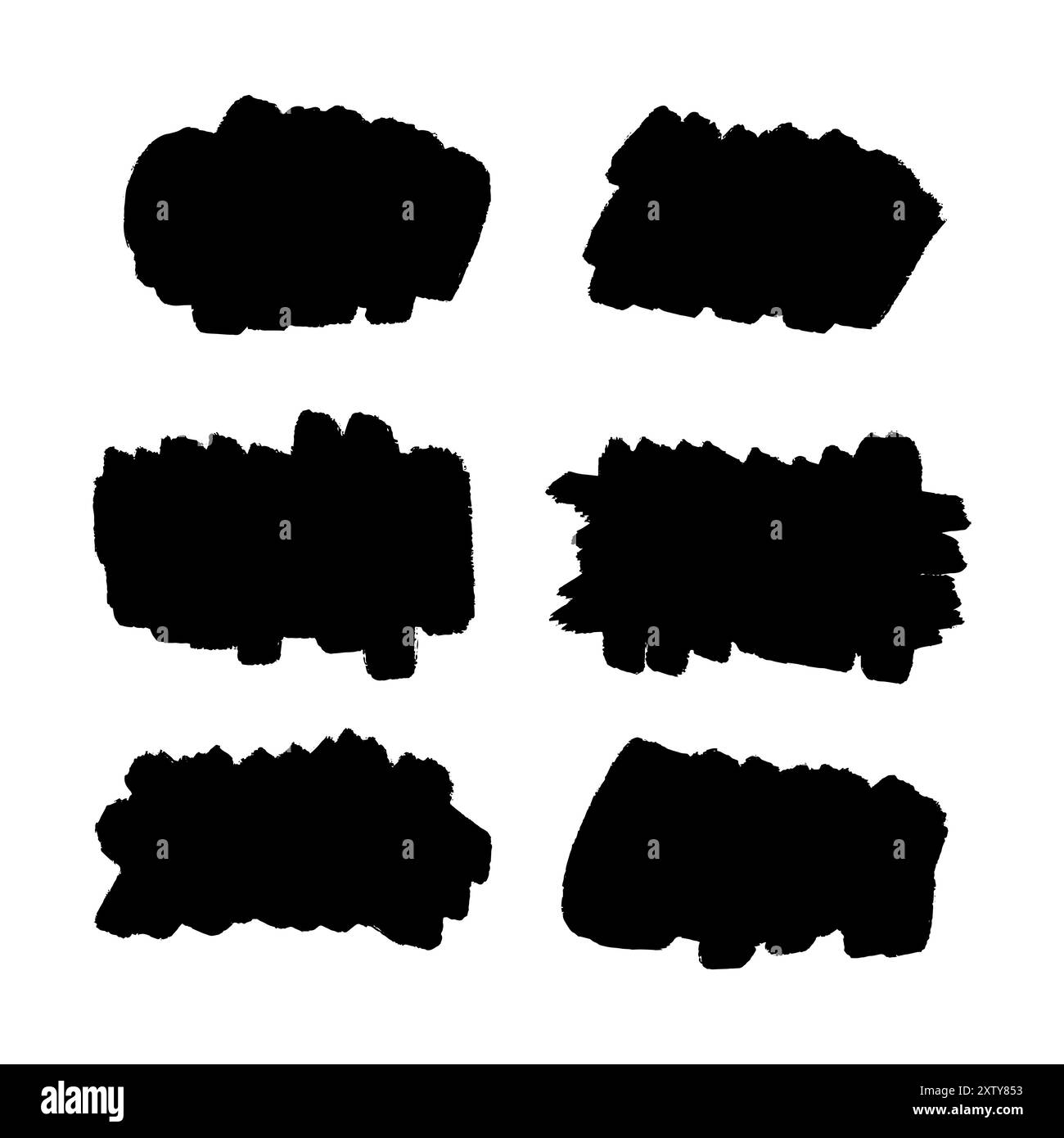 Set of different hand drawn, vector strokes Stock Vector Image & Art ...