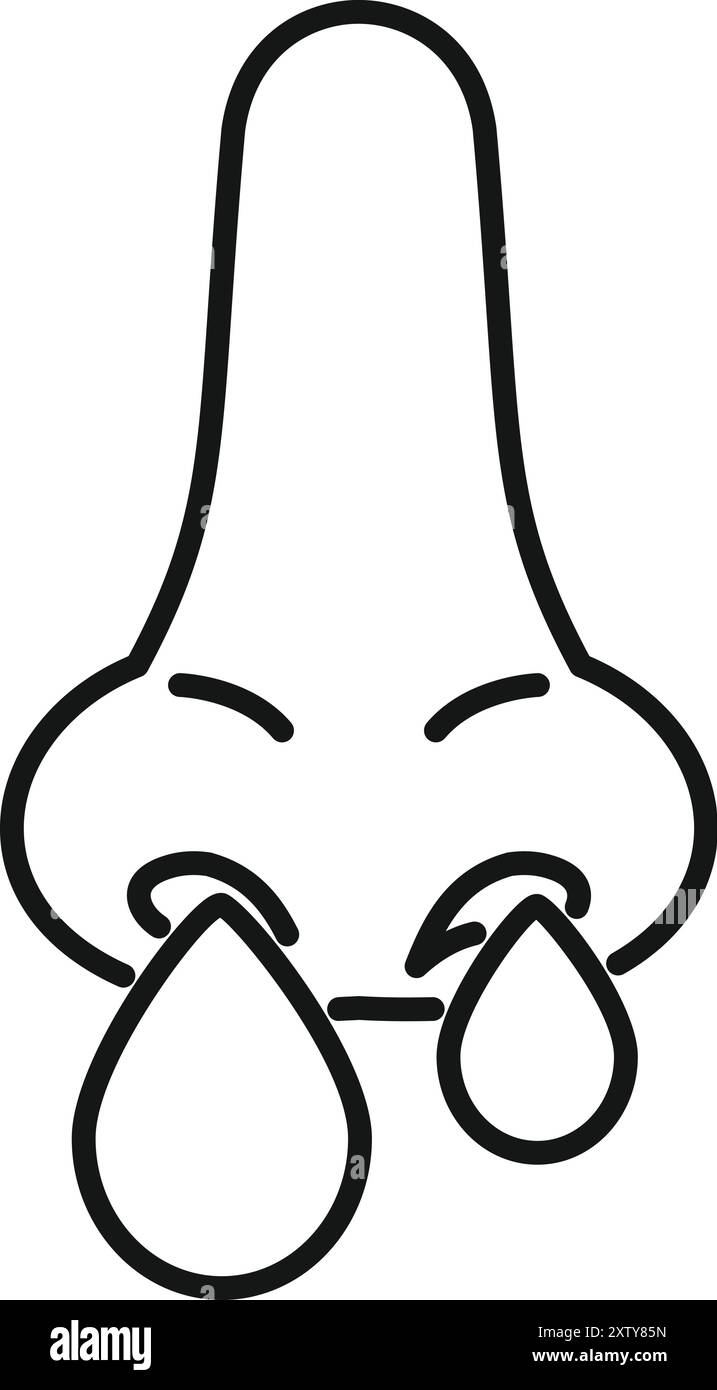 Suffering flu Black and White Stock Photos & Images - Alamy