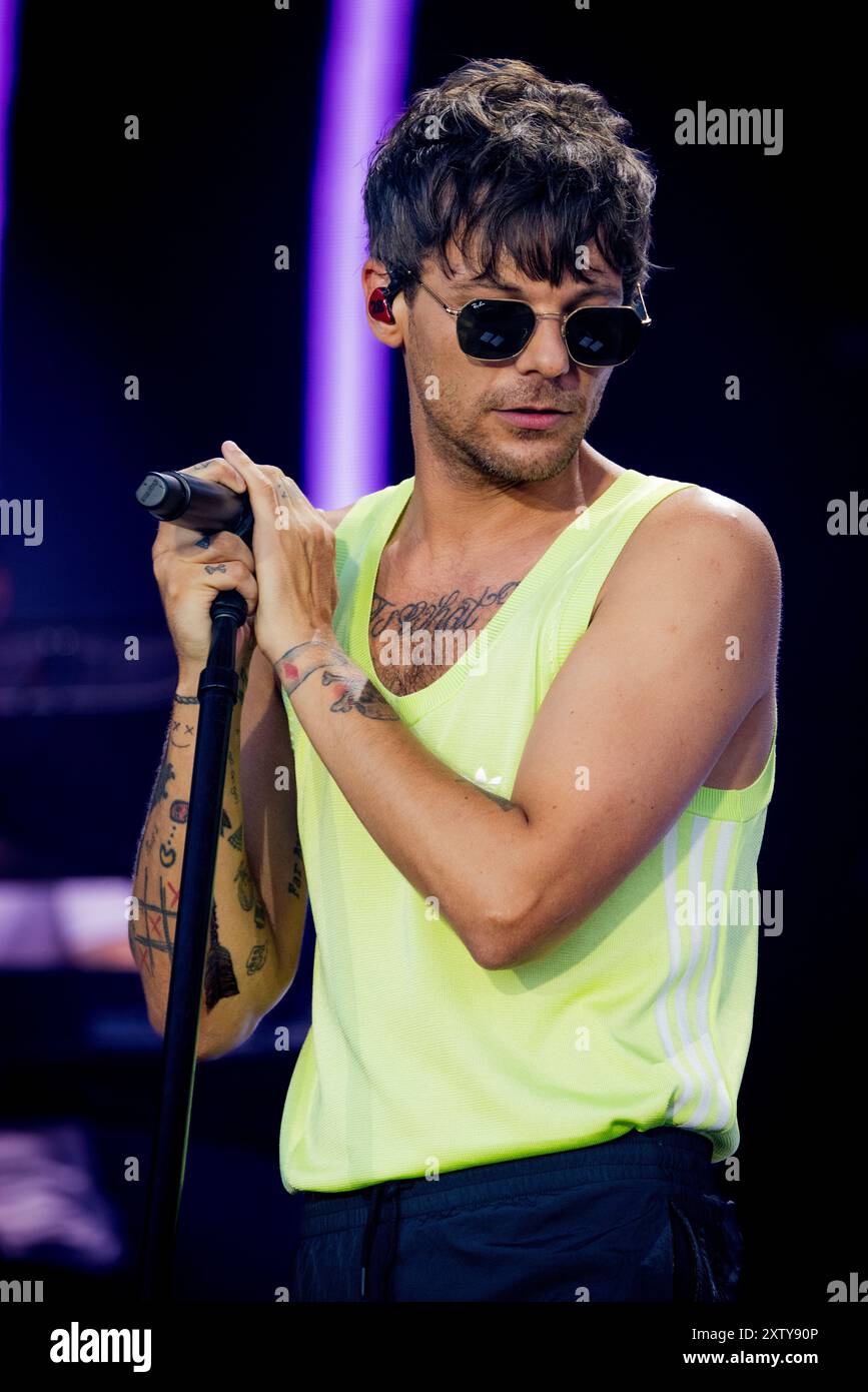 Hungary 10 August 2024 Louis Tomlinson - ex One Direction - live at ...