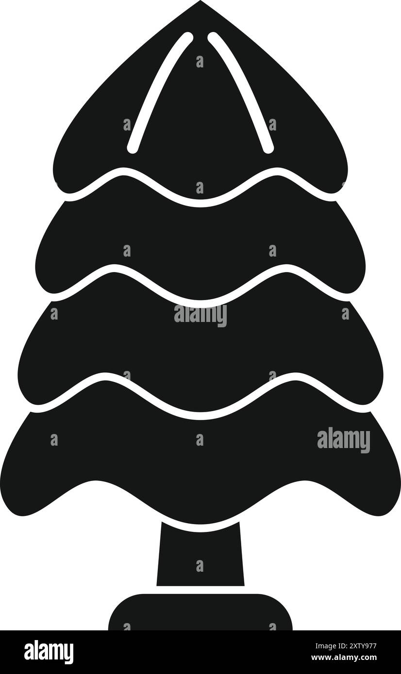 Simple and minimalist tree icon representing forests, parks, and nature ...