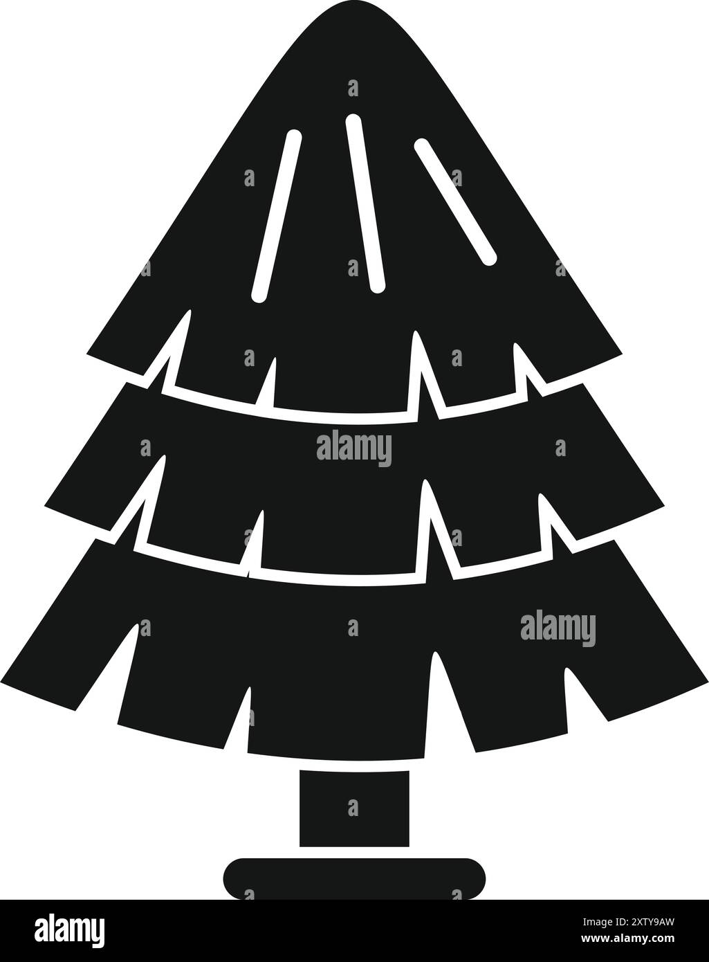 Minimal christmas background small Cut Out Stock Images & Pictures - Alamy