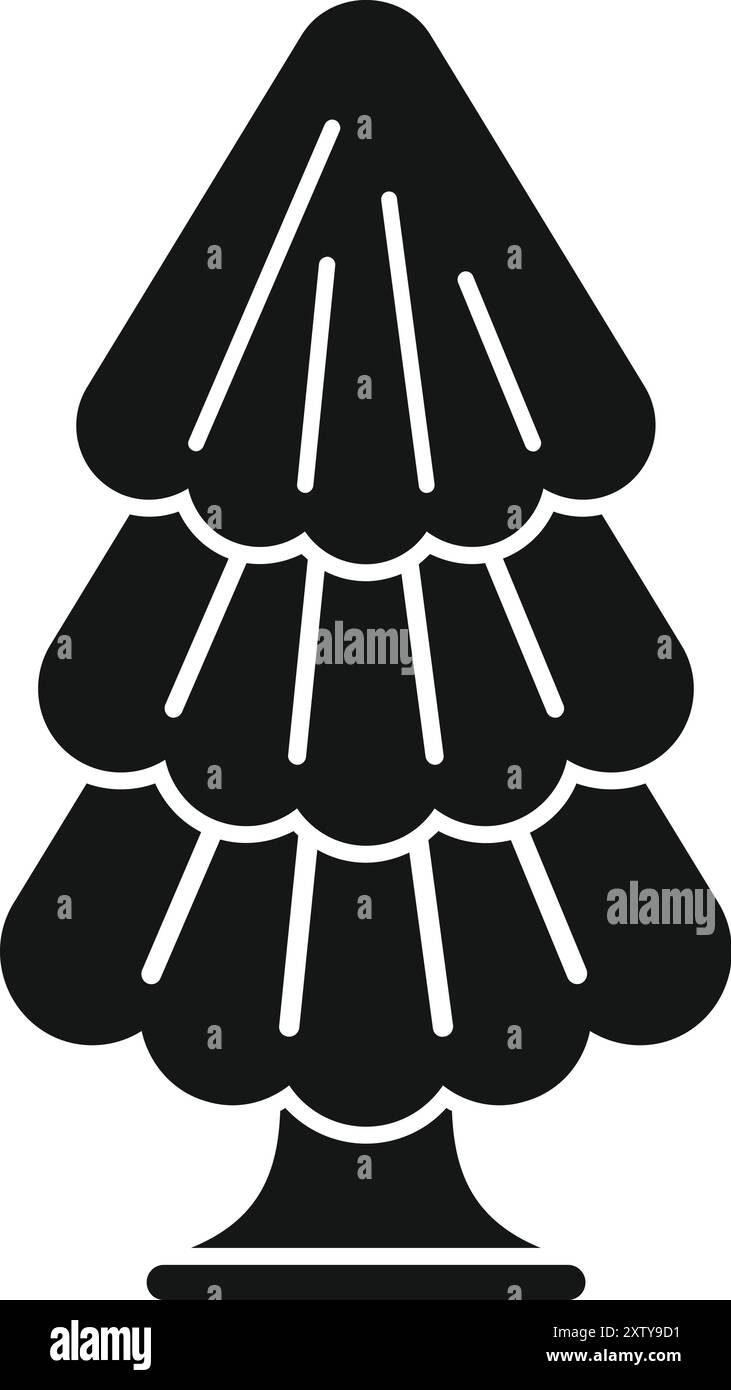 Standing cedar trees Stock Vector Images - Alamy