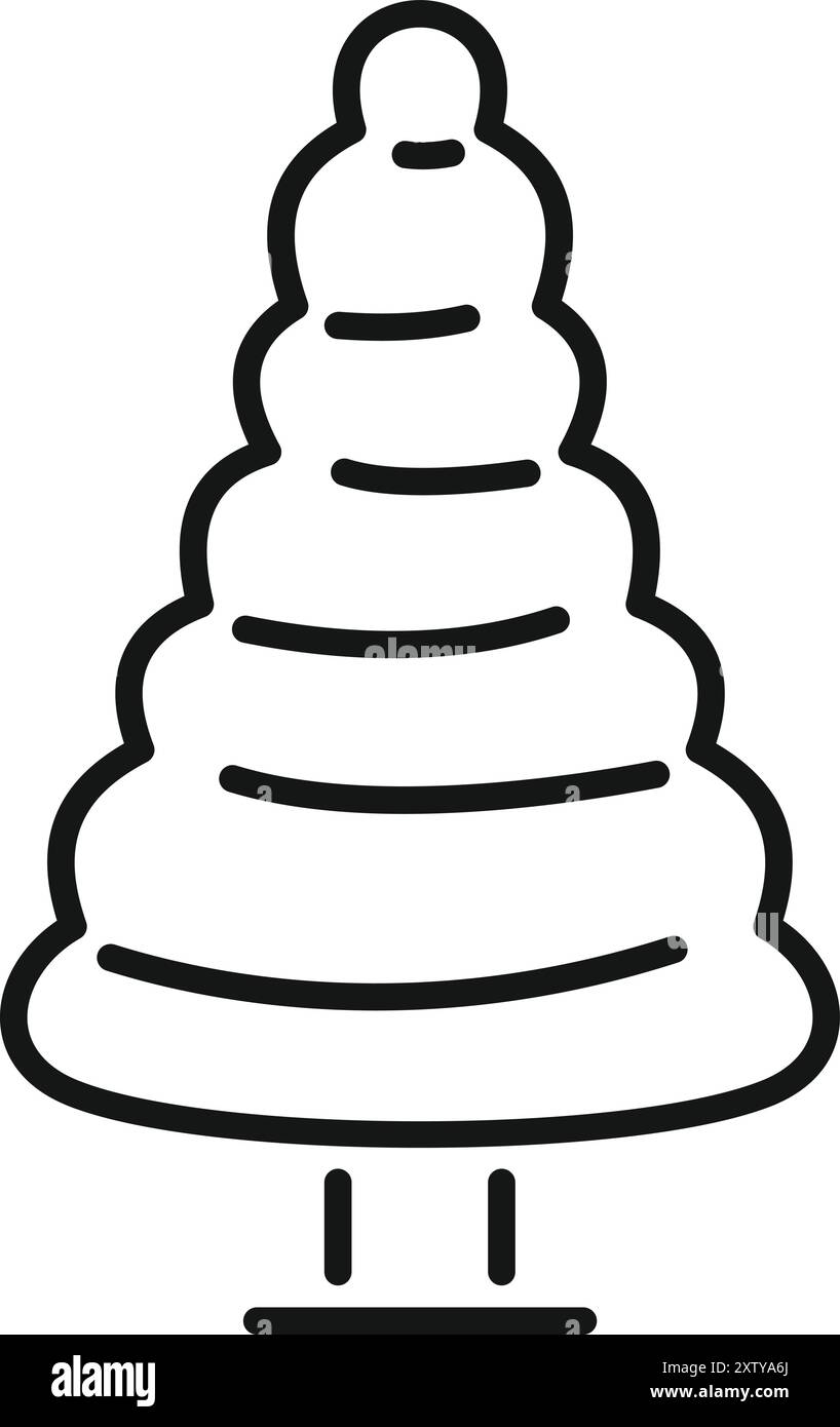 Toy pyramid bouncing on the floor, perfect for illustrating childhood ...