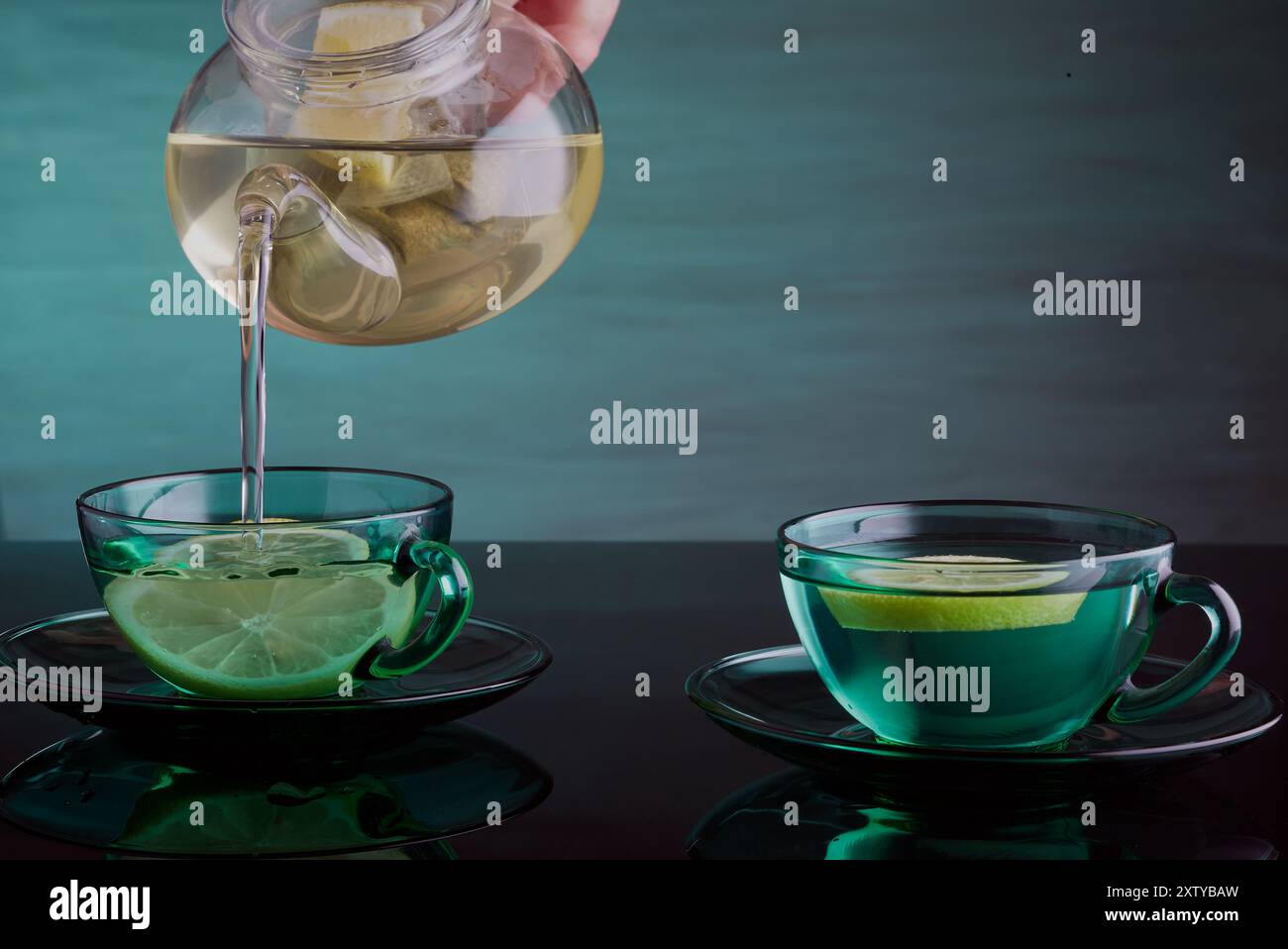 Close up cups tea in hi-res stock photography and images - Alamy
