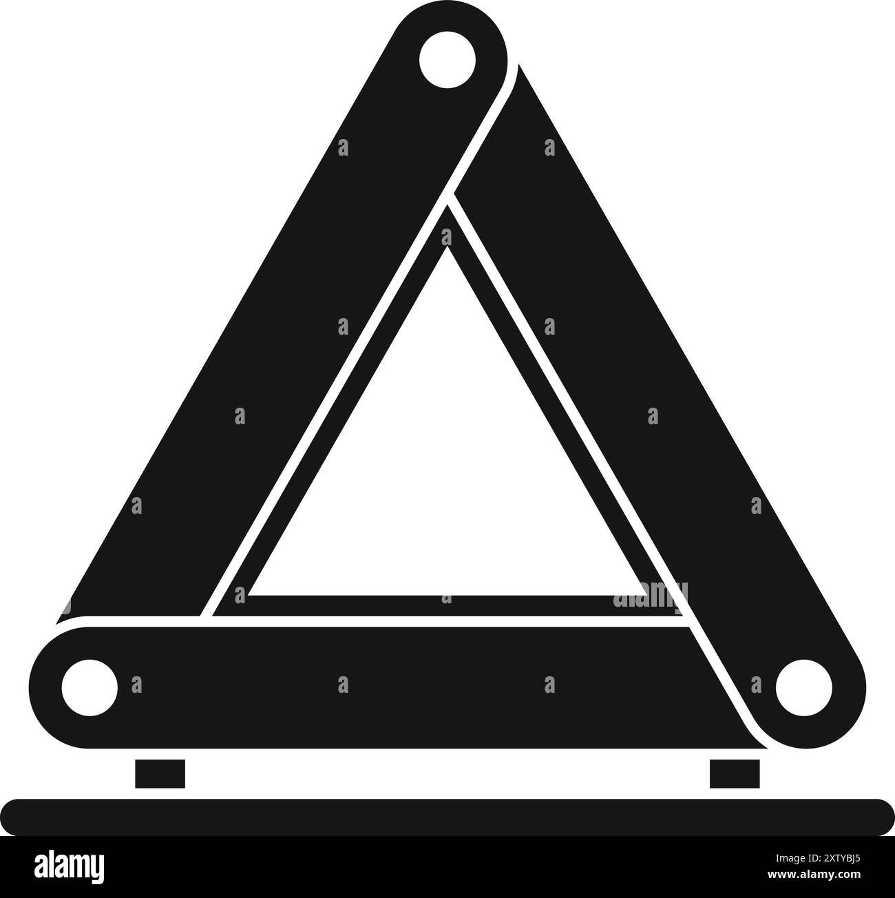 Breakdown triangle Black and White Stock Photos & Images - Alamy