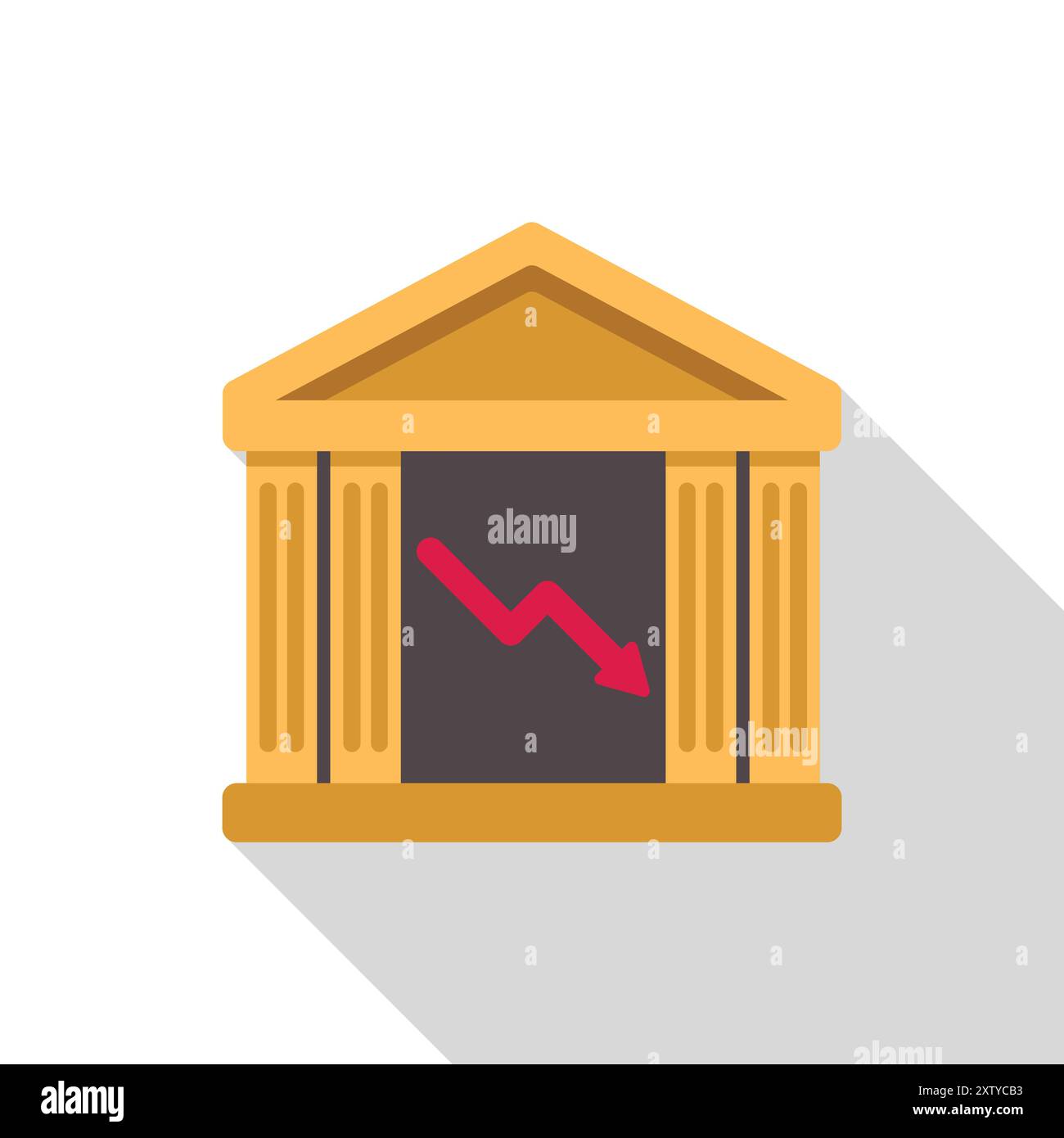 Bank default Stock Vector Images - Alamy