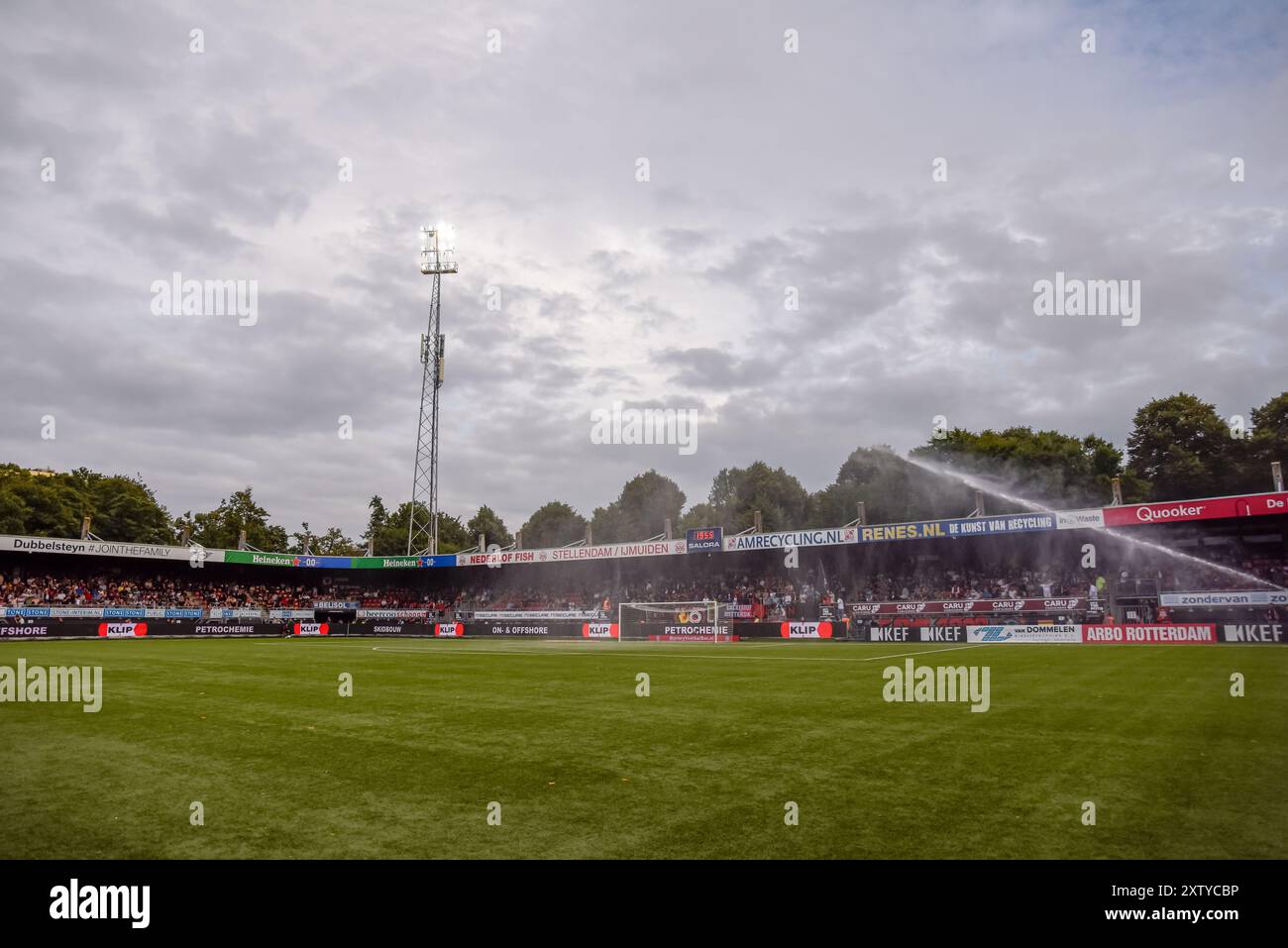 Rotterdam - Stadium Excelsior halftime during the second match of the ...