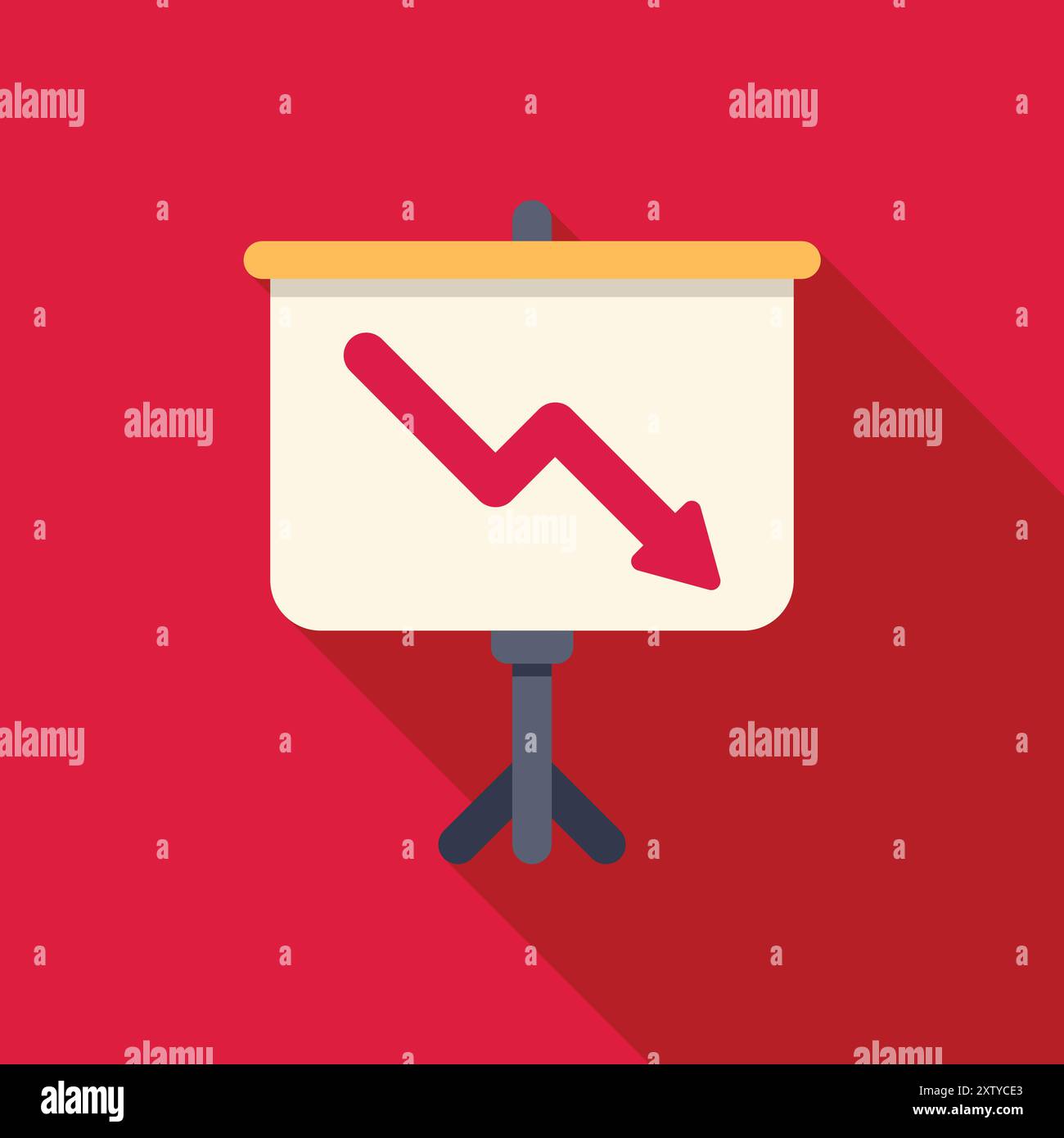 Finance decrease minimalist hi-res stock photography and images - Alamy