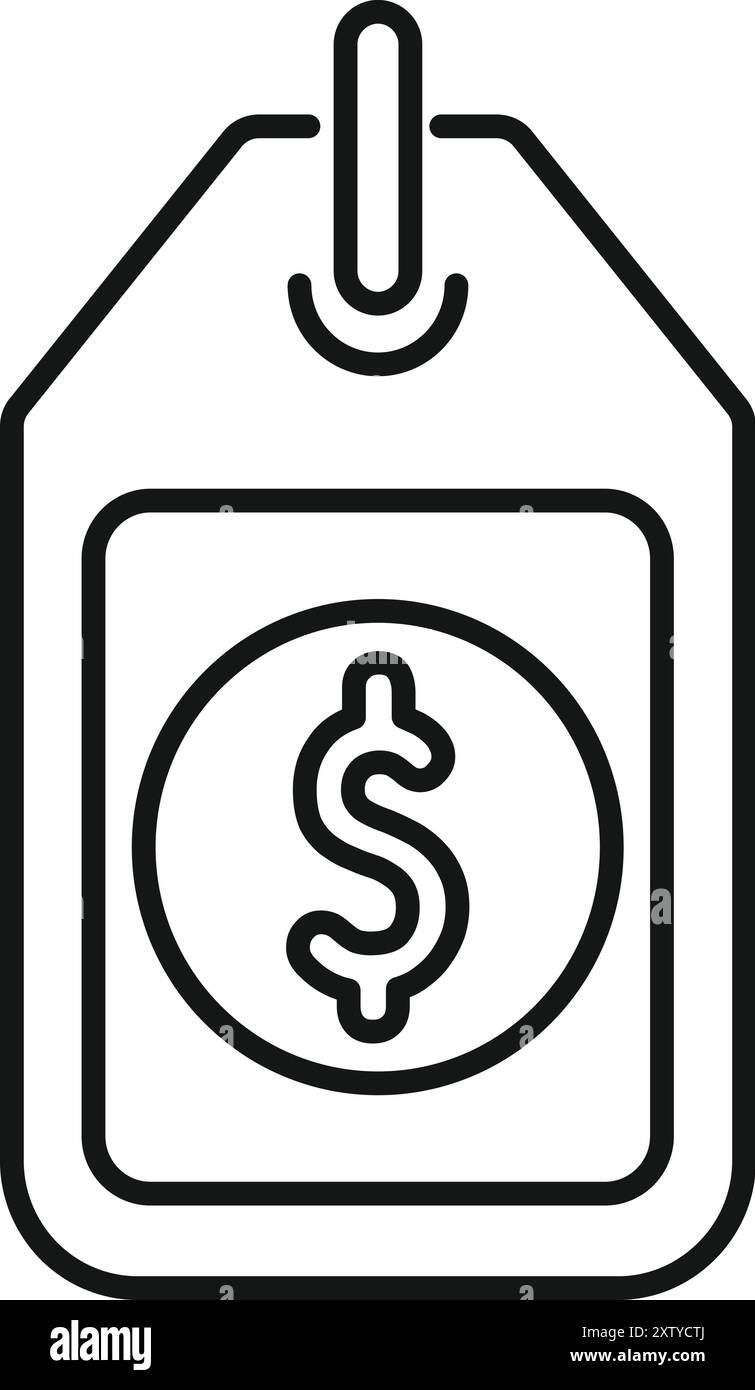 Discounts icon isolated on Black and White Stock Photos & Images - Alamy