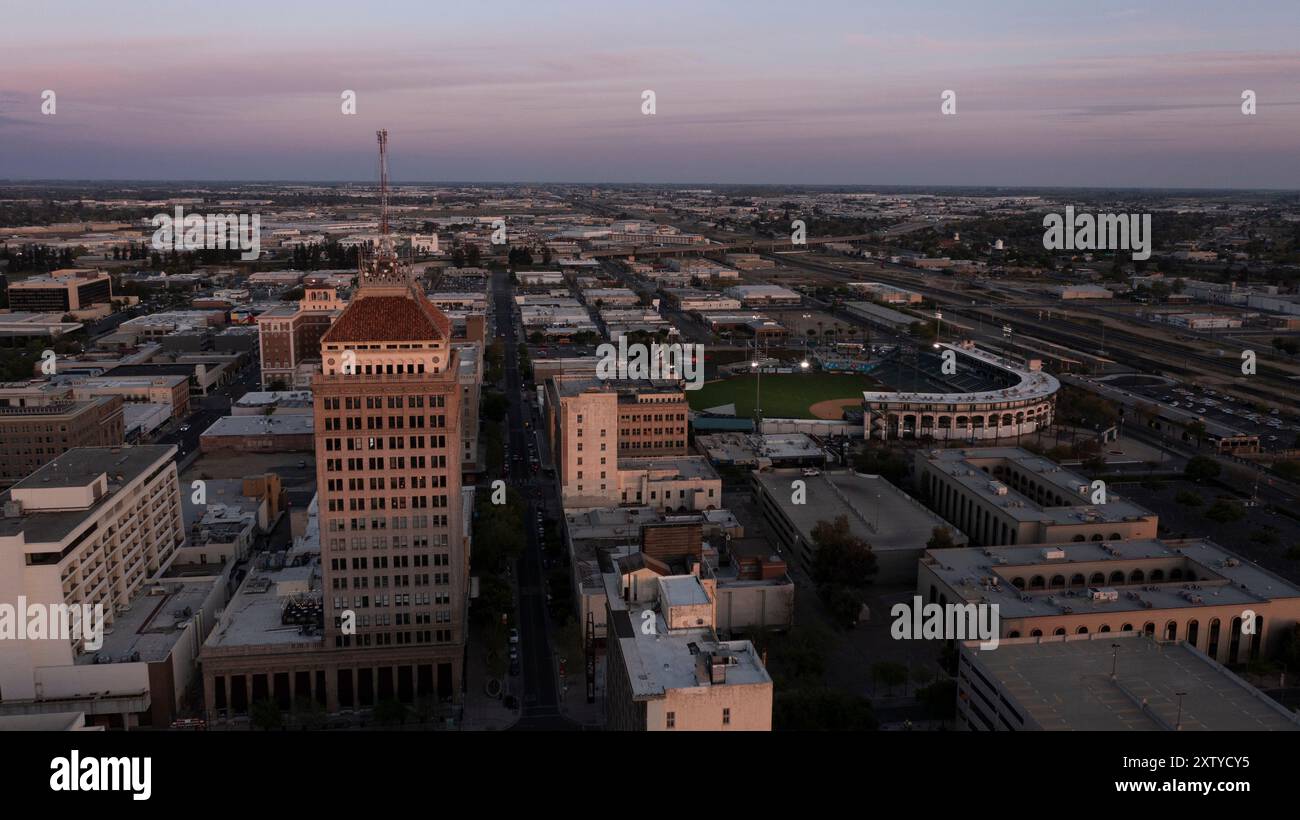 Downtown fresno aerial hi-res stock photography and images - Alamy