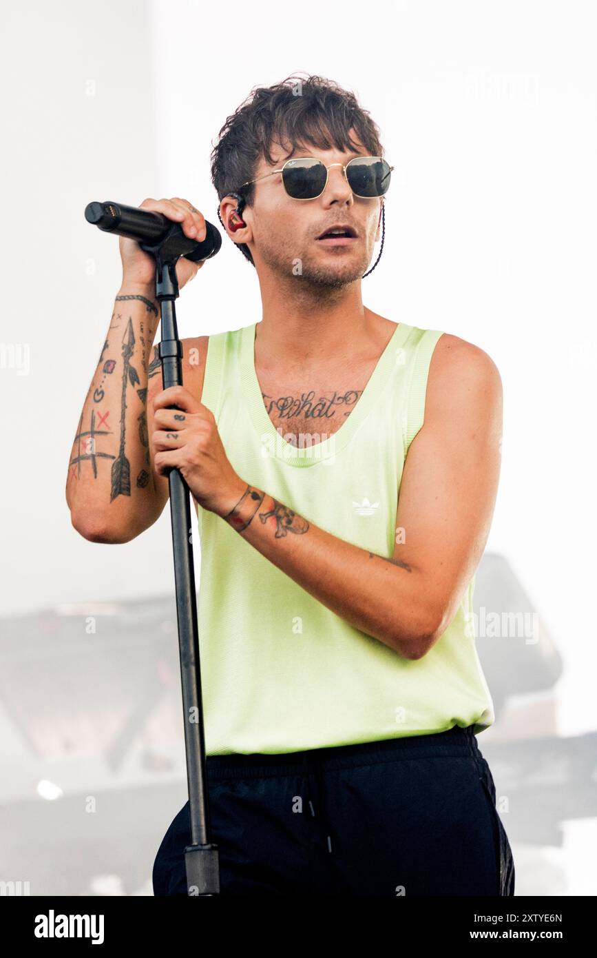 Hungary 10 August 2024 Louis Tomlinson - ex One Direction - live at ...