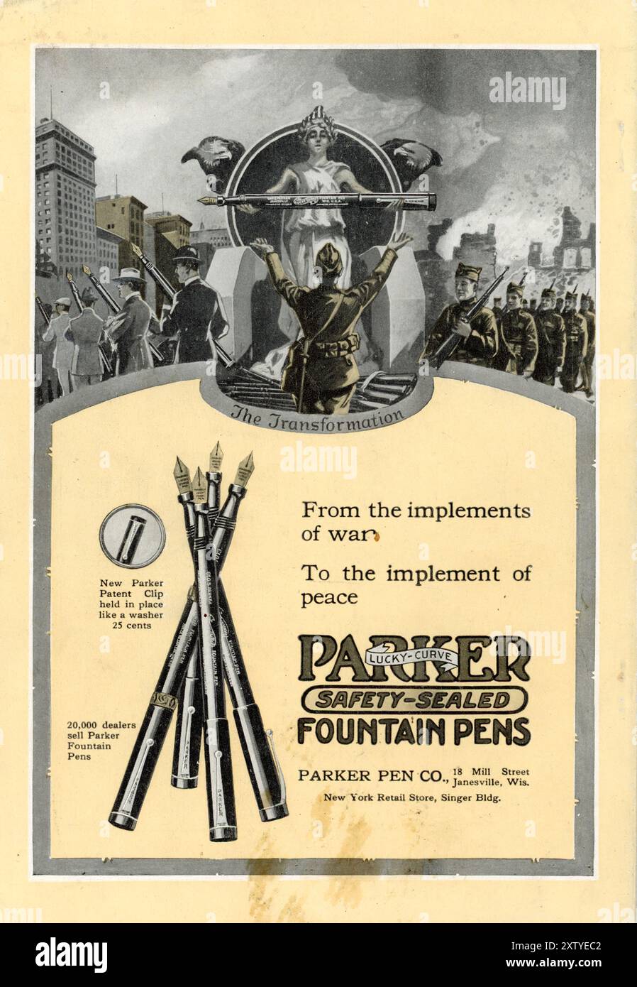 Vintage "The National Geographic Magazine" July 1919 issue advert, USA ...