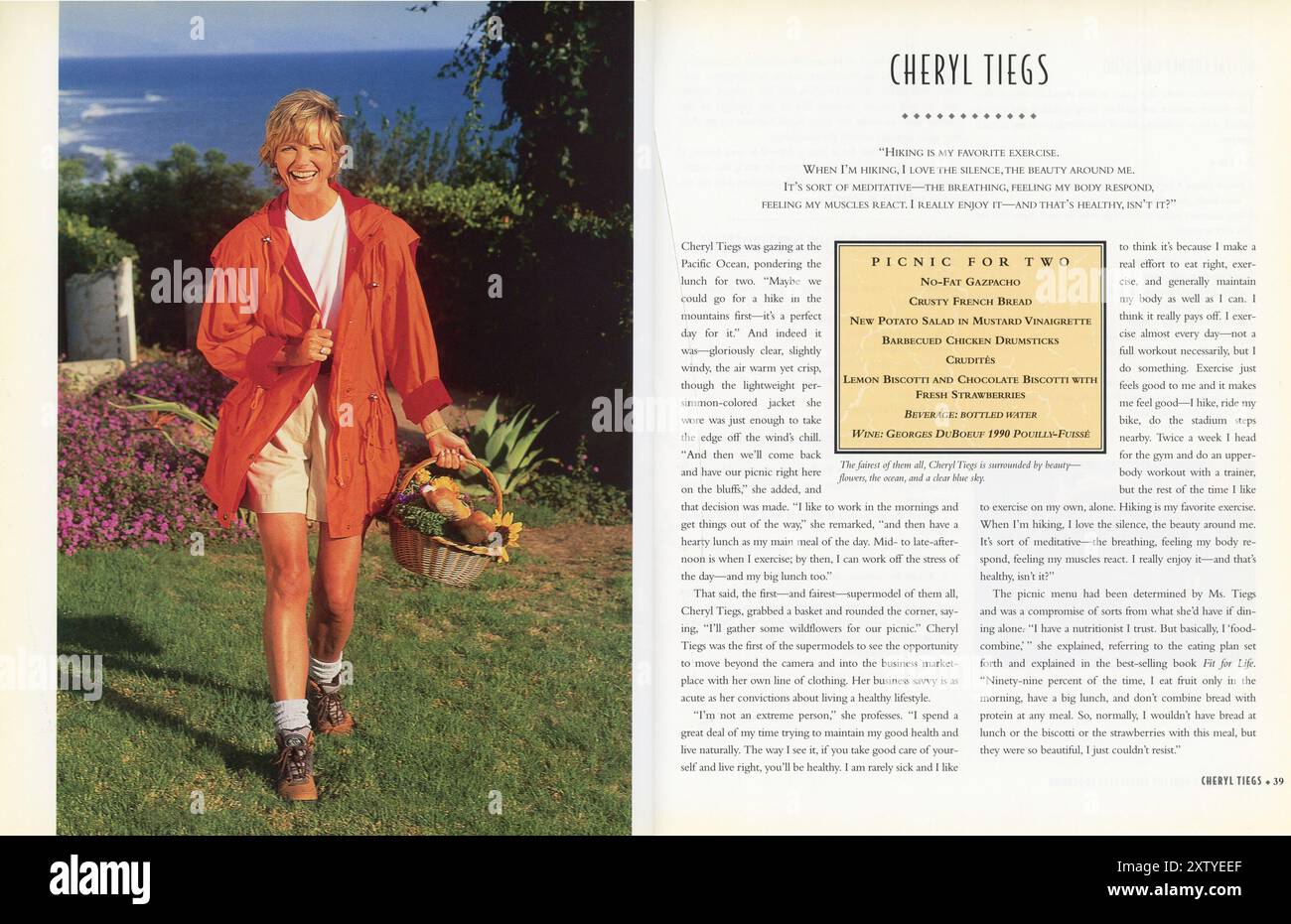 Pages from Robin Leach's Healthy Lifestyles Cookbook, 1995, featuring ...