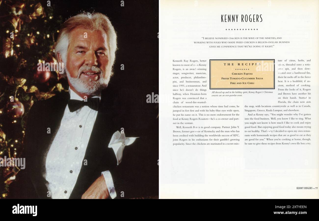 Pages from Robin Leach's Healthy Lifestyles Cookbook, 1995, featuring ...