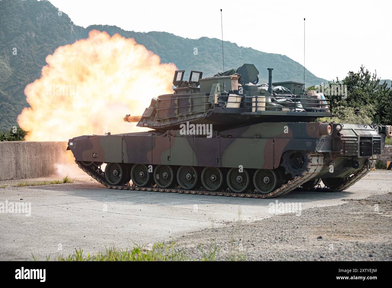 South Korea. 5th Aug, 2024. An M1A2 Abrams assigned to 1st Armored ...