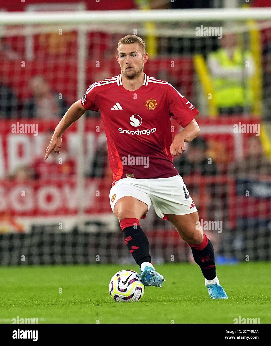Manchester United's Matthijs de Ligt during the Premier League match at ...