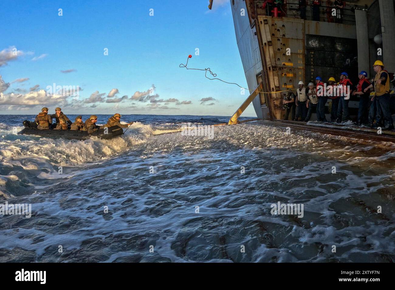 July 25, 2024 - Philippine Sea - U.S. Marines with Battalion Landing ...