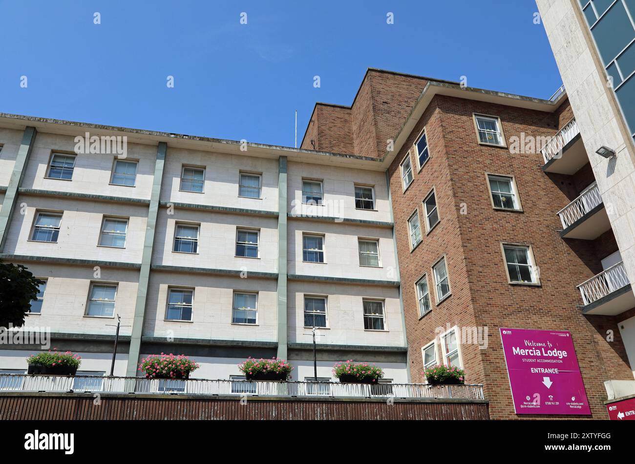 Former Leofric Hotel building at Broadgate in the city centre of ...